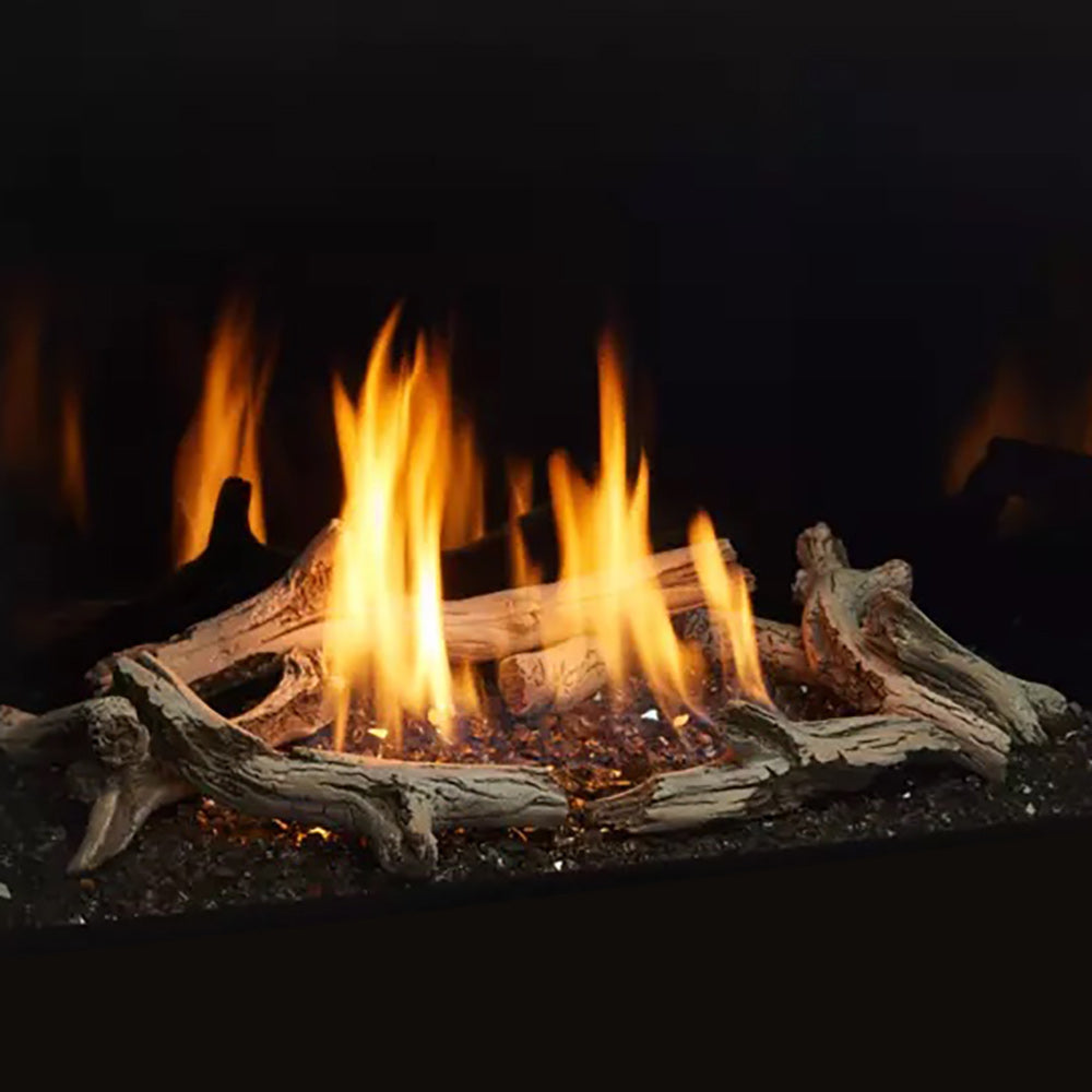 Modern Gas Log Sets & Fire Glass – Fireplaces Direct