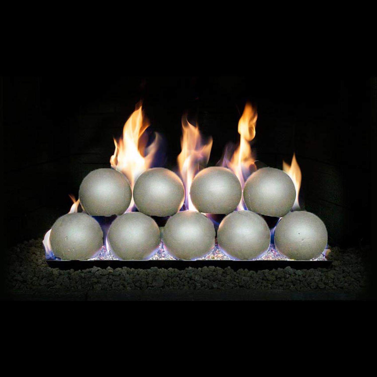 Real Fyre P45 Series Vented Glass Burner Kit, ANSI Certified, Fyre ...