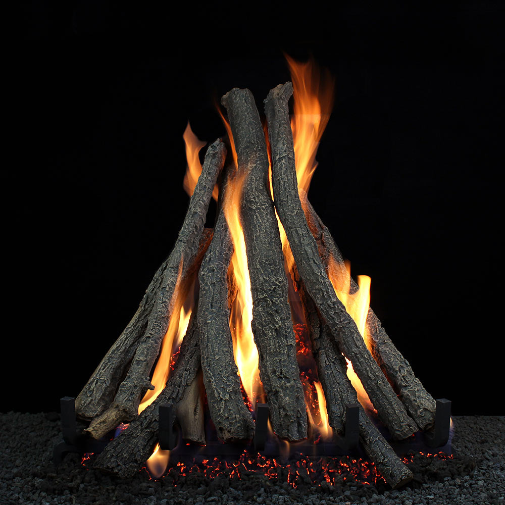 Hargrove Everest Mid Stack Vented Gas Logs Only (HGEVSPL) – Fireplaces ...
