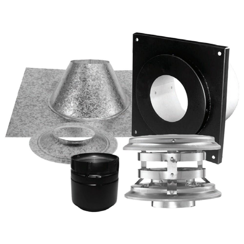 DuraVent PVP-KVA PelletVent Pro Vertical Kit for Flat Ceilings ...