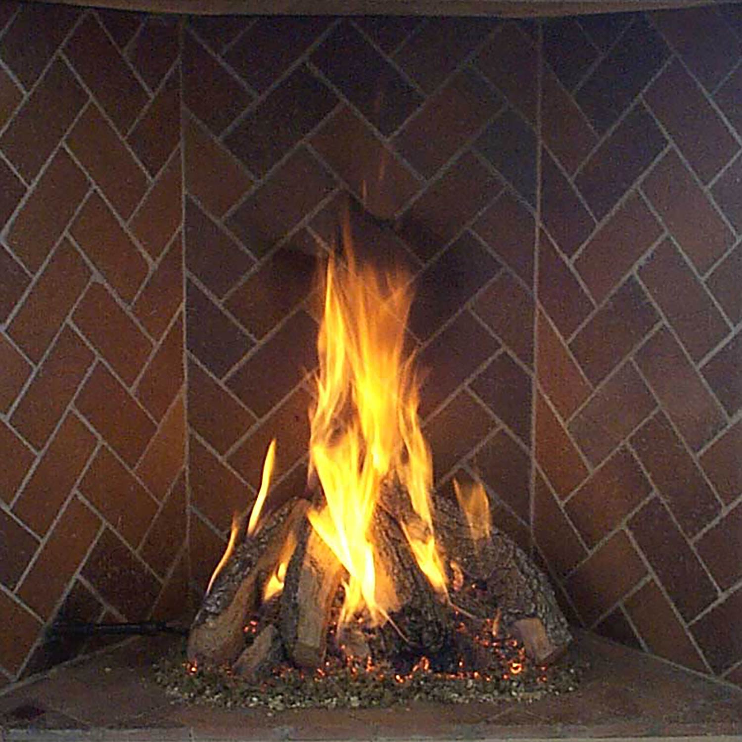 Rasmussen RF Retiring Tipi Log Set for Rumford Style – Fireplaces Direct