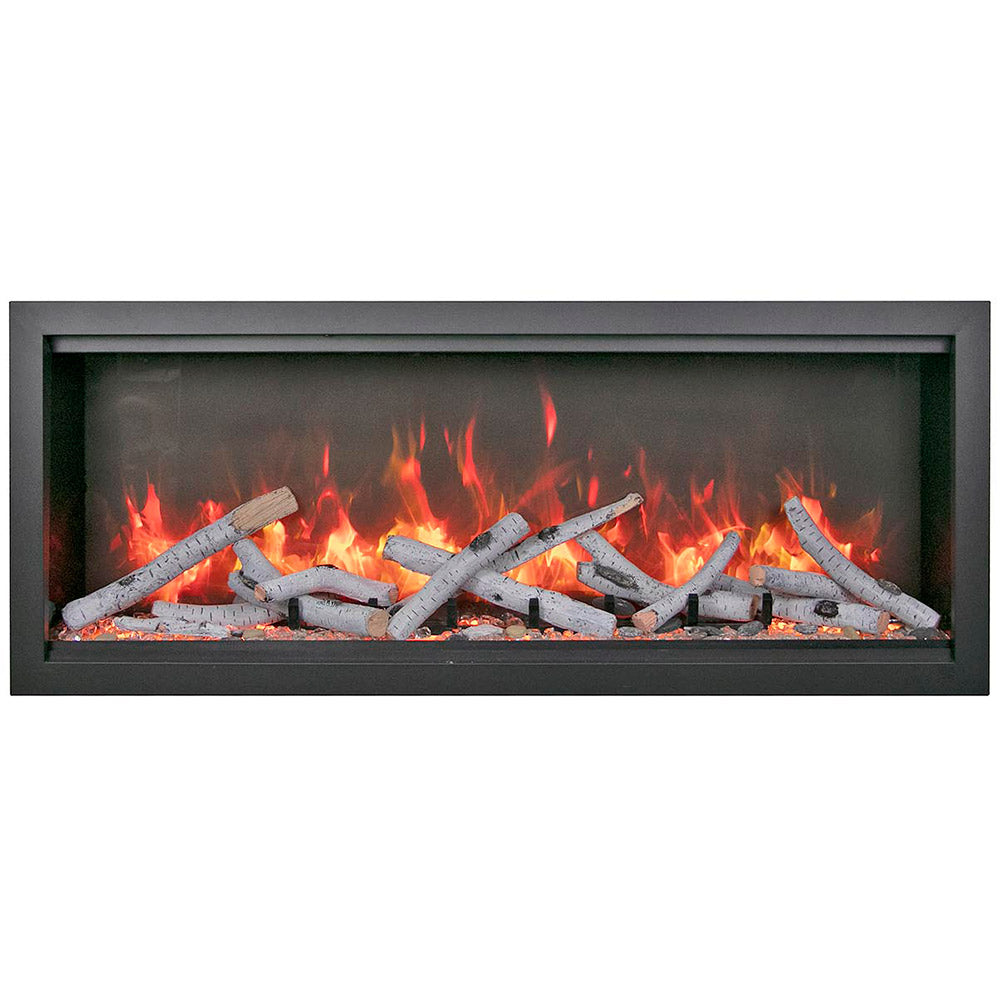 Amantii Symmetry Bespoke Extra Tall Built-In Electric Fireplace ...