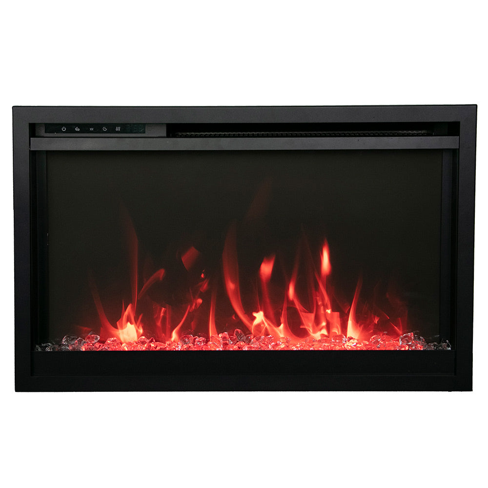 Amantii Traditional Extra Slim Built-In Smart Smart Electric Fireplace ...