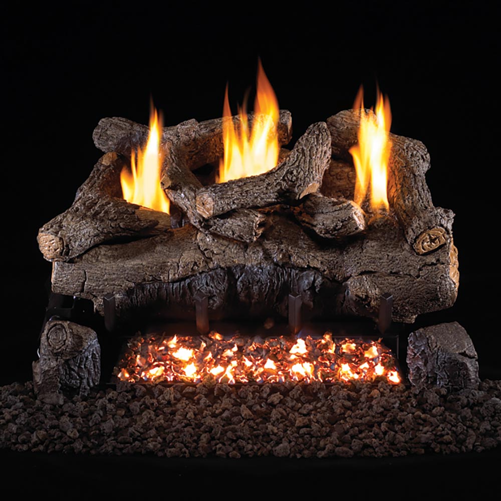 Real Fyre EFV Evening Fyre Ventless Gas Log Set, ANSI – Fireplaces Direct