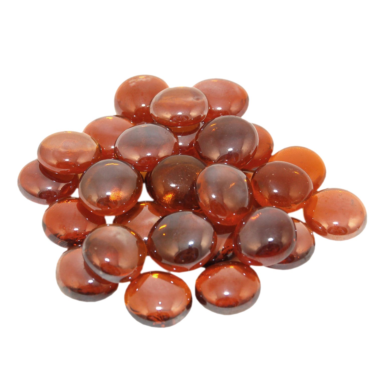 Real Fyre GLG-10-A Deep Amber Fyre Gems, 10 Pounds – Fireplaces Direct