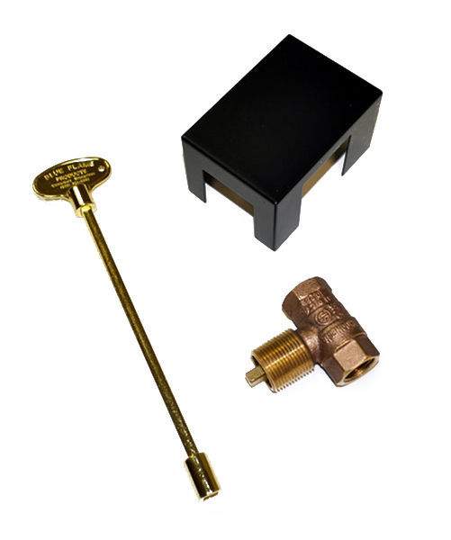 HPC Fire MS8B Straight Manual Control Valve with 8-Inch Brass Key ...
